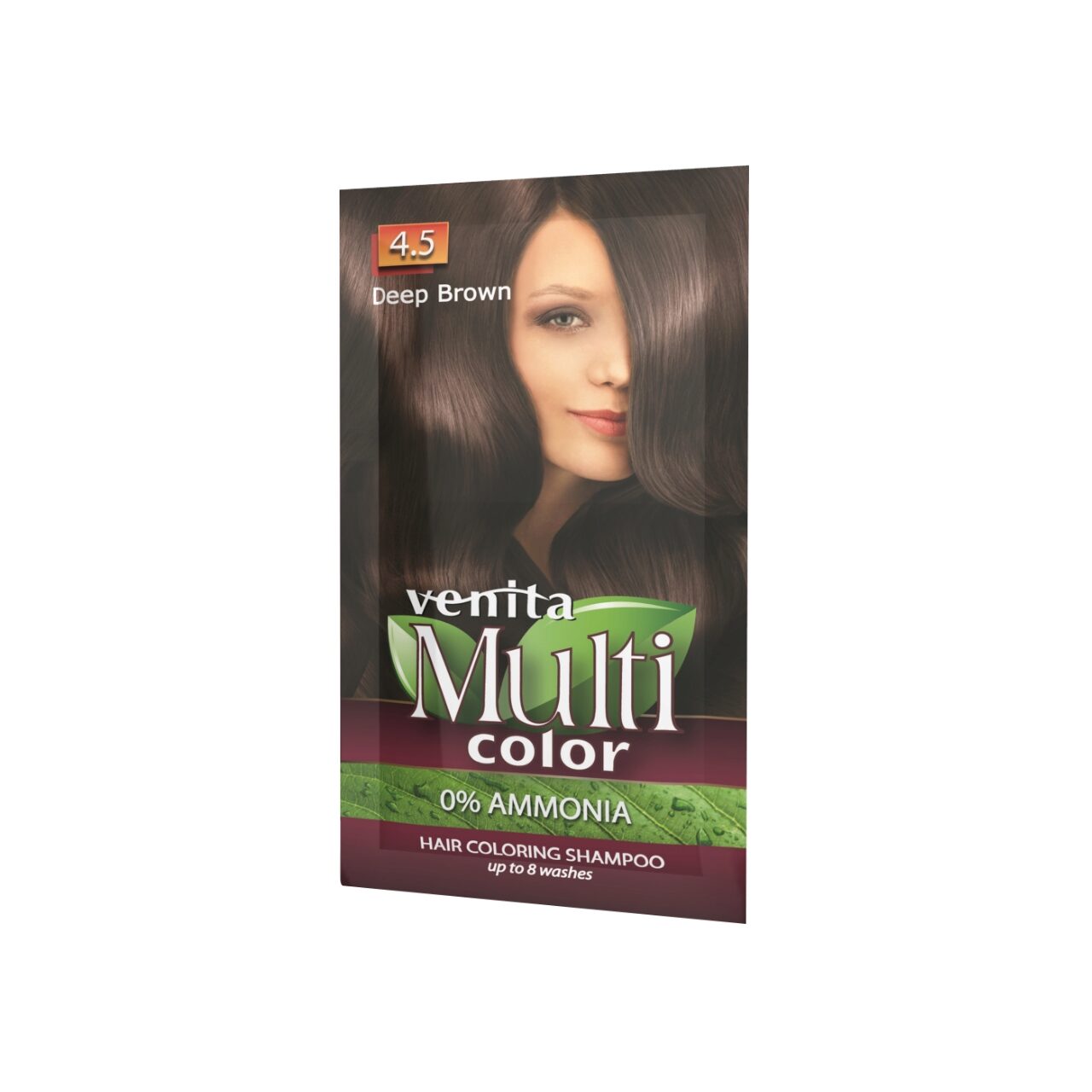 Sampon Colorant si Nuantator, Multicolor, Venita, 4.5 Deep Brown, 40g ...