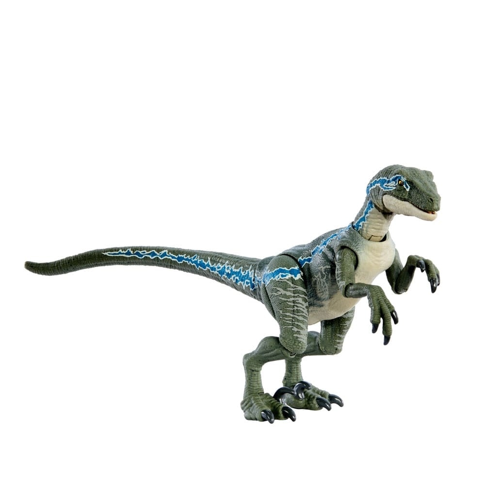 Figurina articulata Velociraptor Blue, Mattel, Jurassic Park Hammond ...
