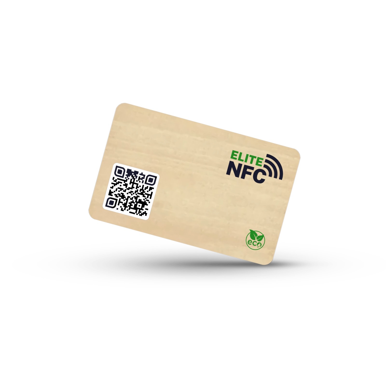 Card carte de vizita digitala, NFC Premium Eco din Lemn Tei EliteNFC ...