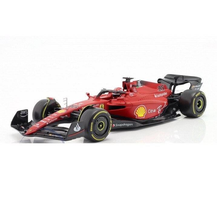 Macheta Formula 1 F1-75 Charles Leclerc 2022 #16 - 1/18 Bburago - eMAG.ro