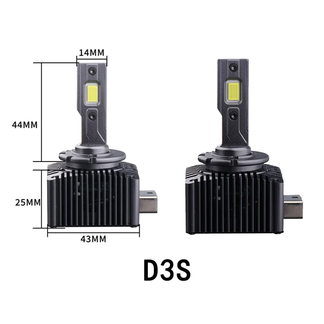 Set 2 Becuri LED D3S Conversie Xenon to LED Plug&Play Canbus 70W/Set ...