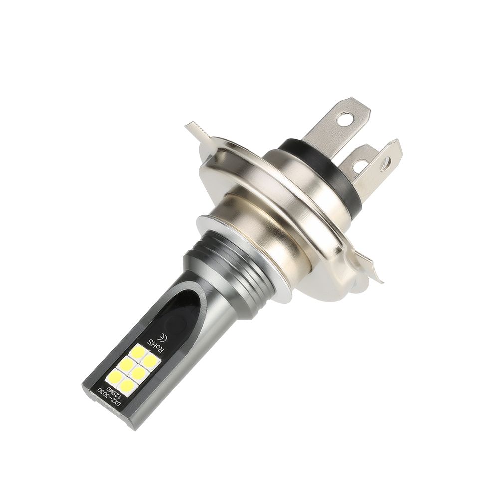 Becuri LED H4, 100W, 2 Bucati, 12V, 6000K, Plug&Play, Super White ...