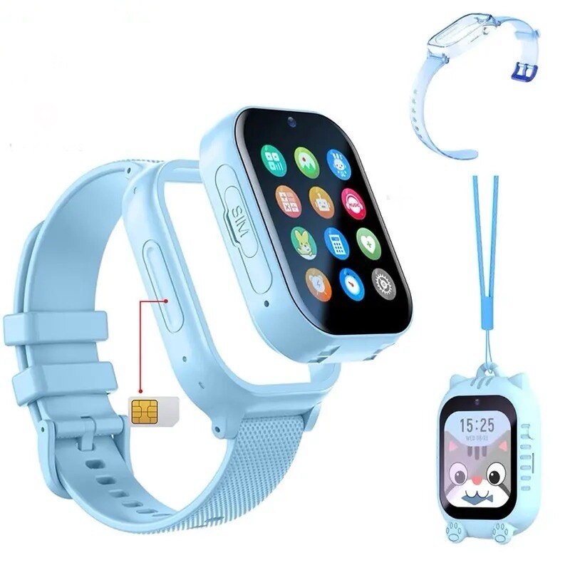 Smartwatch pentru copii, EcranHD 1.83, Slot SIM 4G, Functie Telefon ...