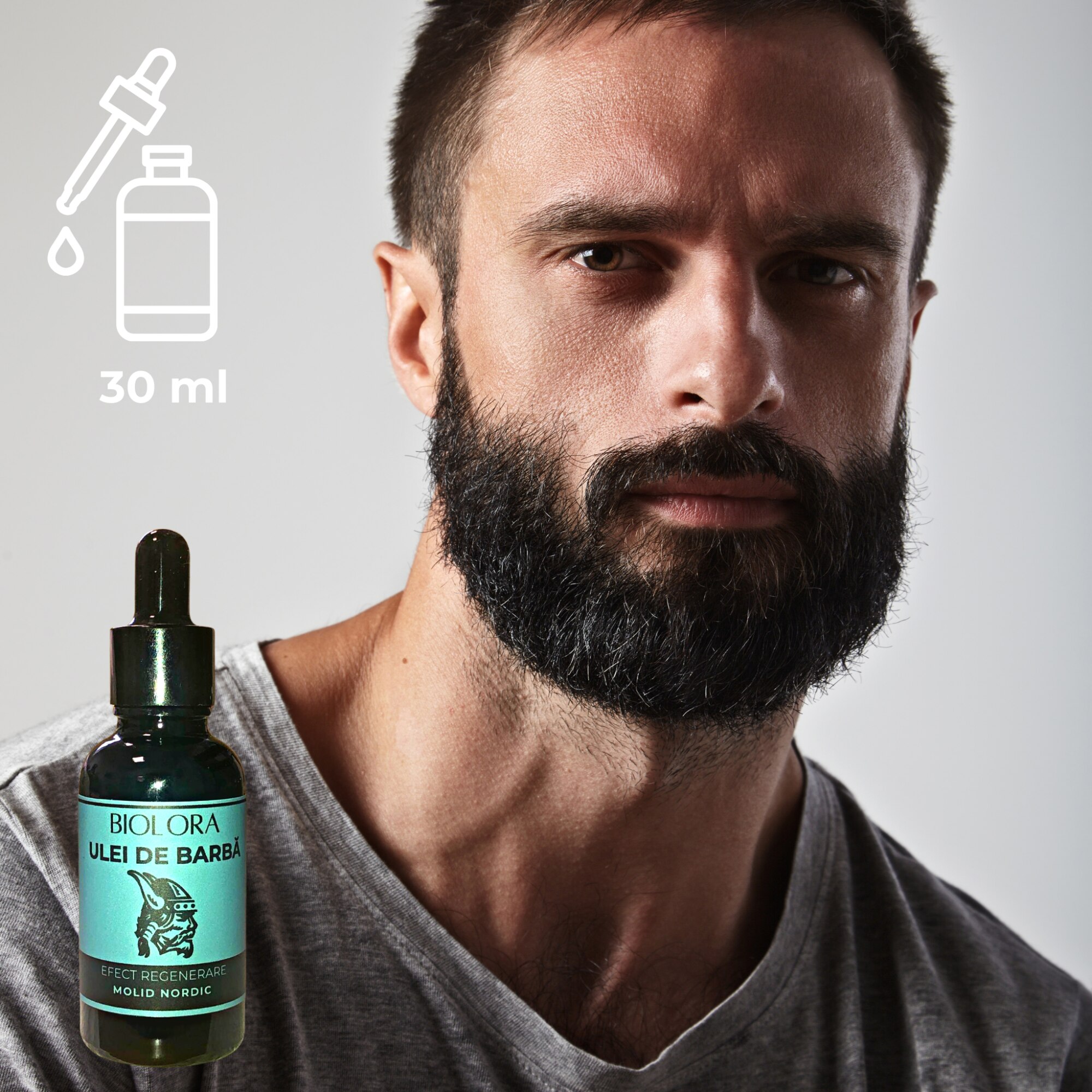 Масло за брада Biolora аромат на скандинавски смърч 30 Ml