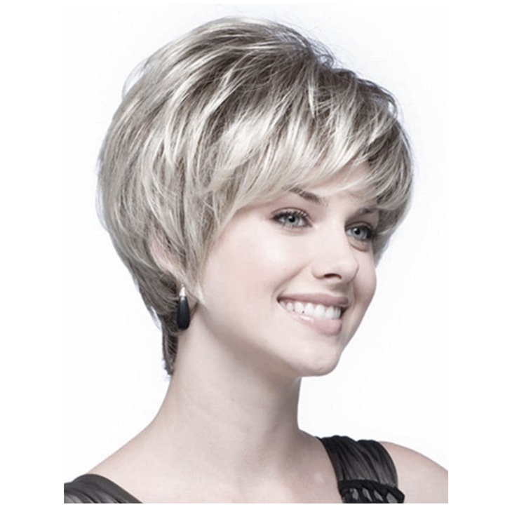 Peruca din par natural Madame, Oskar Shop - eMAG.ro