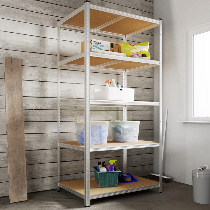 Raft de depozitare CHOMIK, 5 nivele, 150x70x30, capacitate de incarcare ...