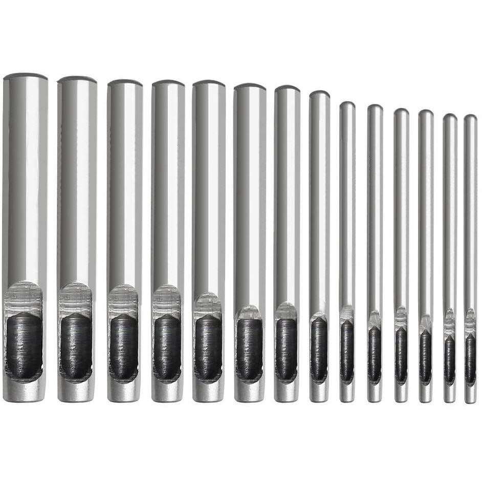 Set 14 preducele 1mm-10mm, pentru curele, panza, hartie, plastic - eMAG.ro