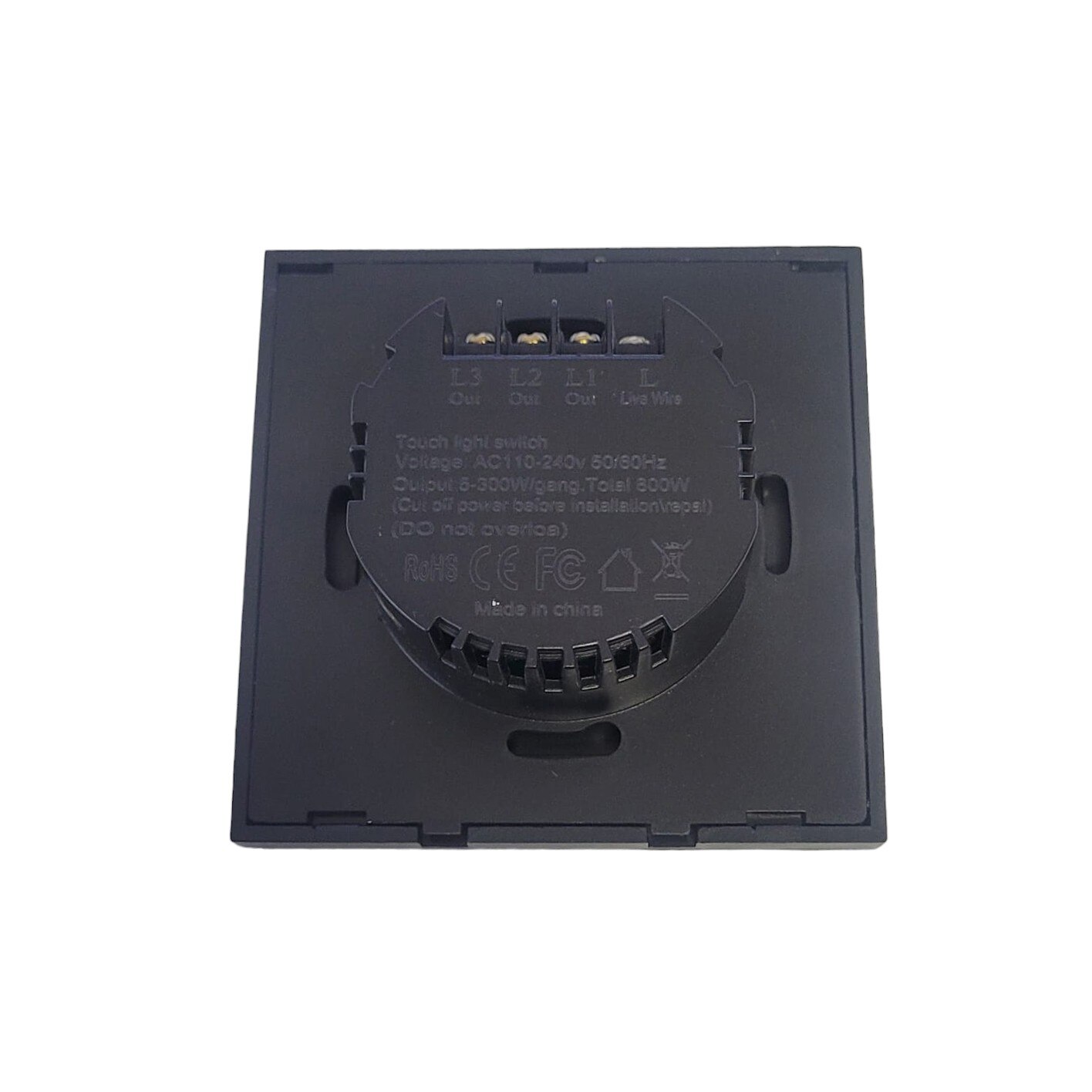 Intrerupator Lumina Triplu Cu Touch SIKS Din Sticla Securizata, De ...