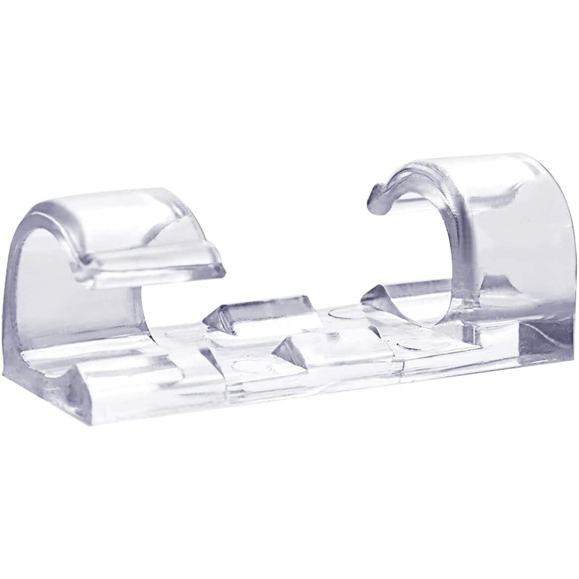 Set 40 cleme pentru cabluri, Zmdecqna, Autoadezive, 3x1.1x0.7cm ...