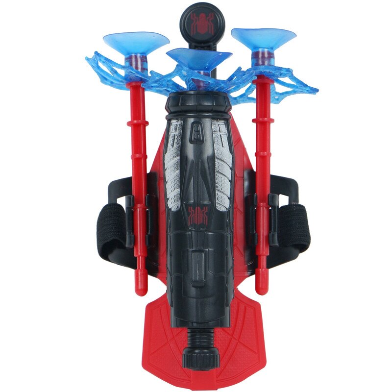 Lansator Spiderman pentru copii cu ventuze, cu lansator si 3 sageti cu ...