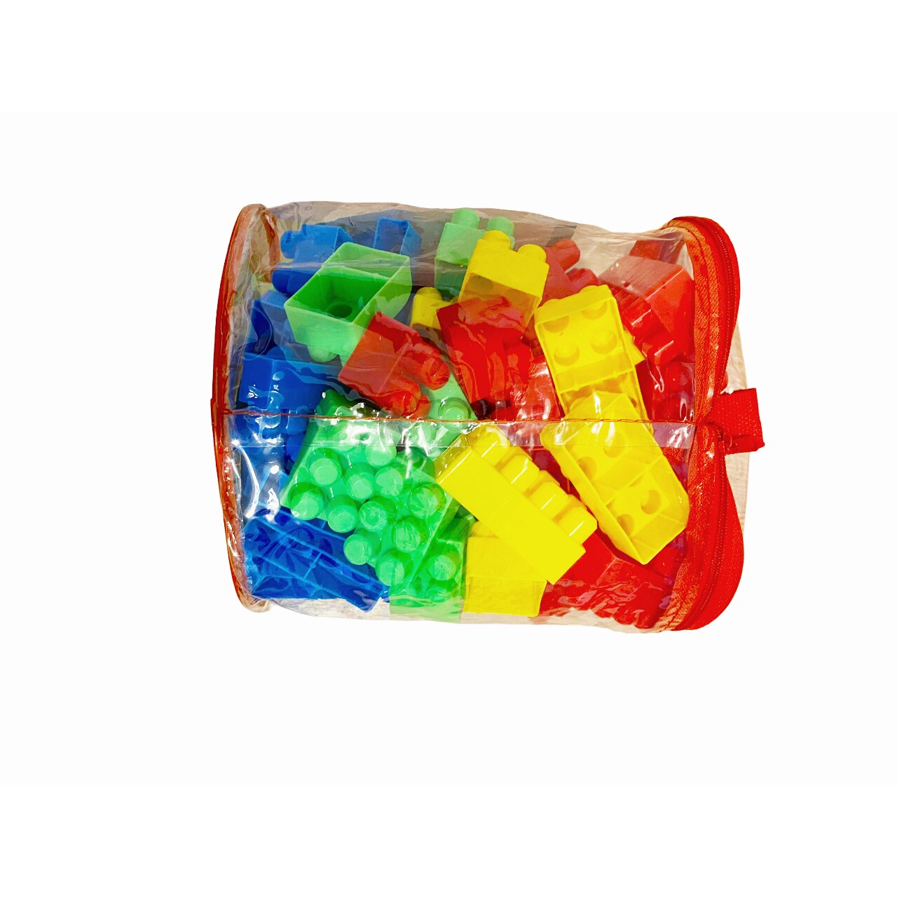 Set Cuburi de Construit in saculet cu fermoar, Multicolor, Diversitate ...