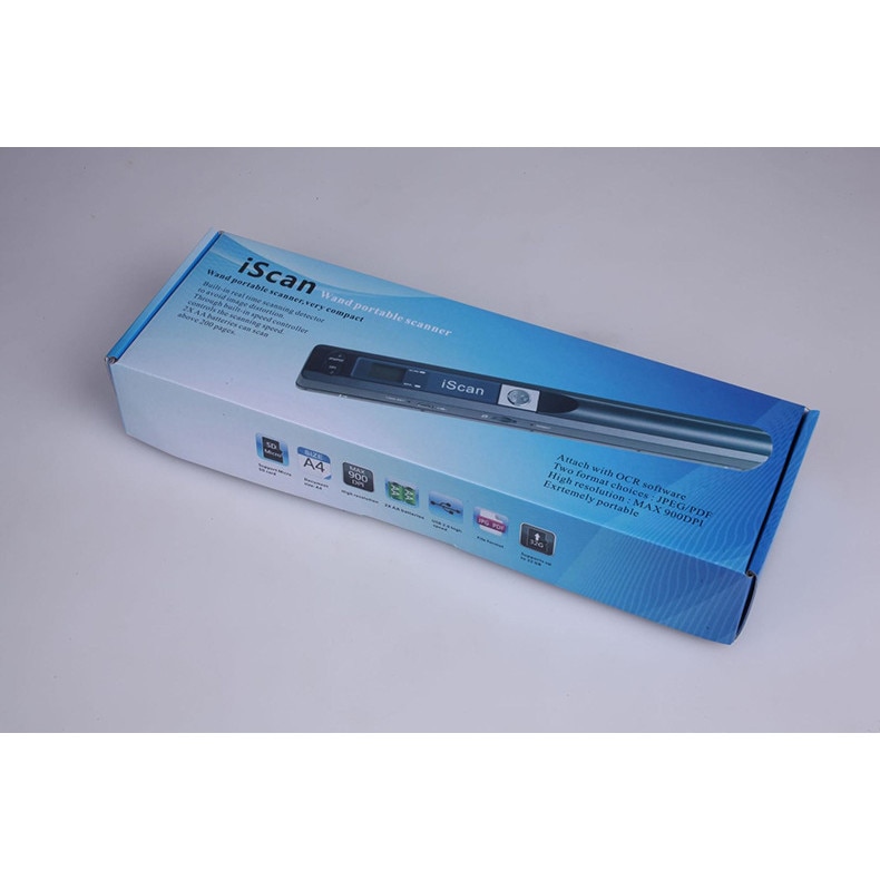 Scanner Portabil Mini, Ecran LCD, Format JPG/PDF, Tip A4, Rezolutie 300 ...