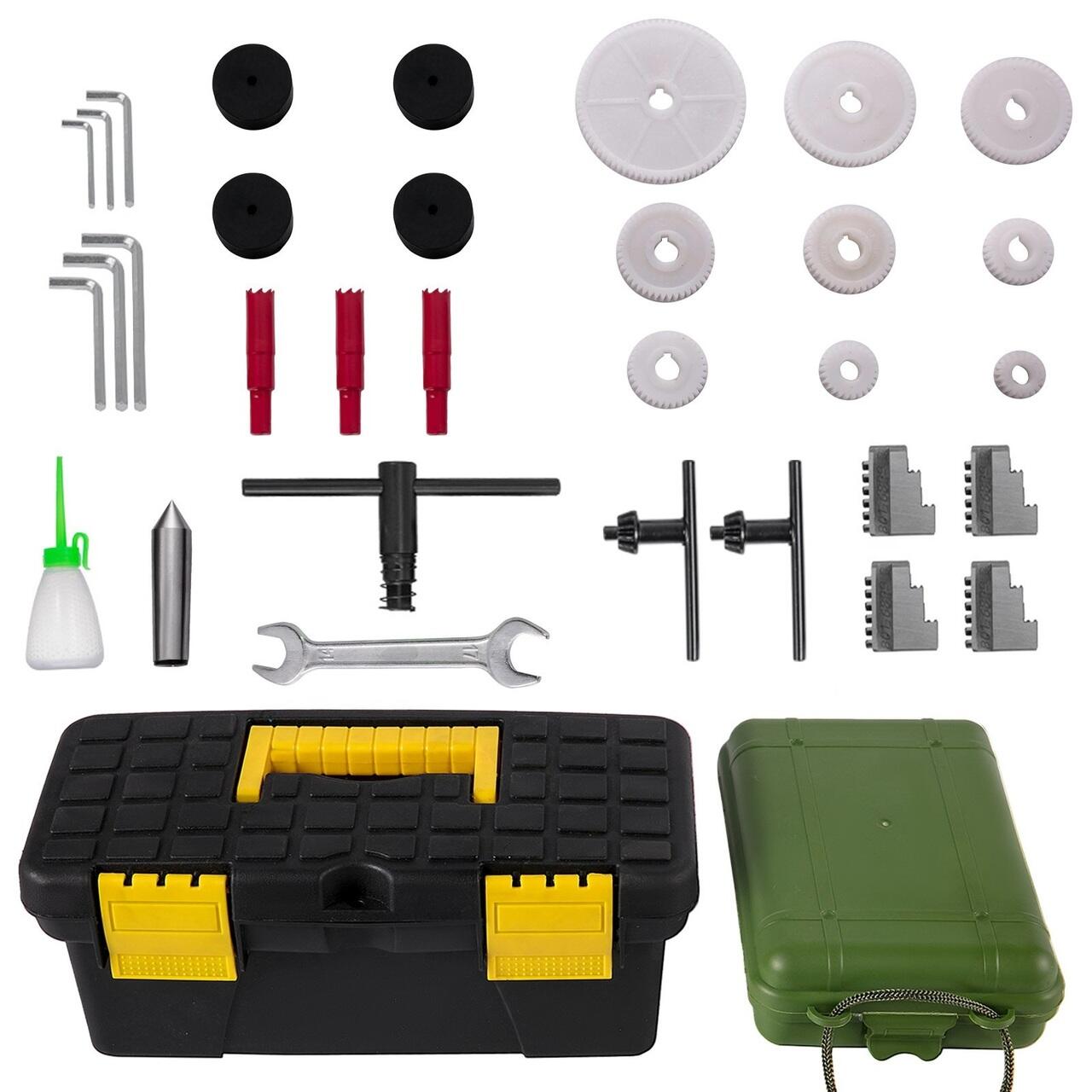 Mini strung pentru metal 550 W, Distanta dintre centre 300 mm, 50-2500 ...