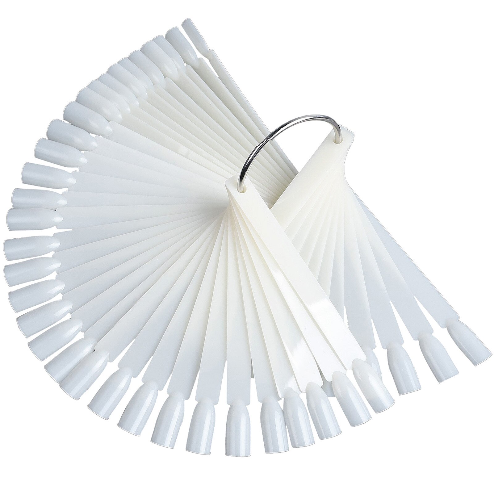 Paletar expunere culori, cu tipsuri unghii false 50 culori, Natural ...