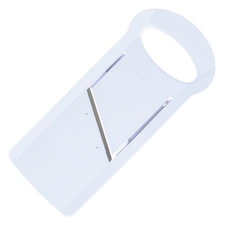 Feliator manual legume si fructe, 3 dimensiuni de taiere, alb ...