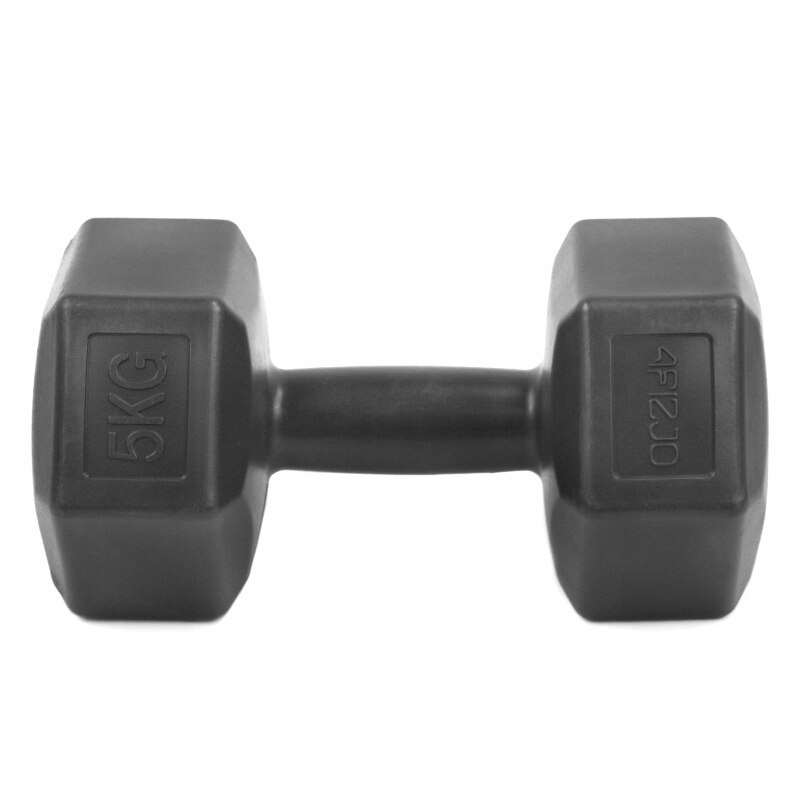 Set 2 gantere bituminoase din fonta pentru antrenament cu greutati si fitness, intarire ...