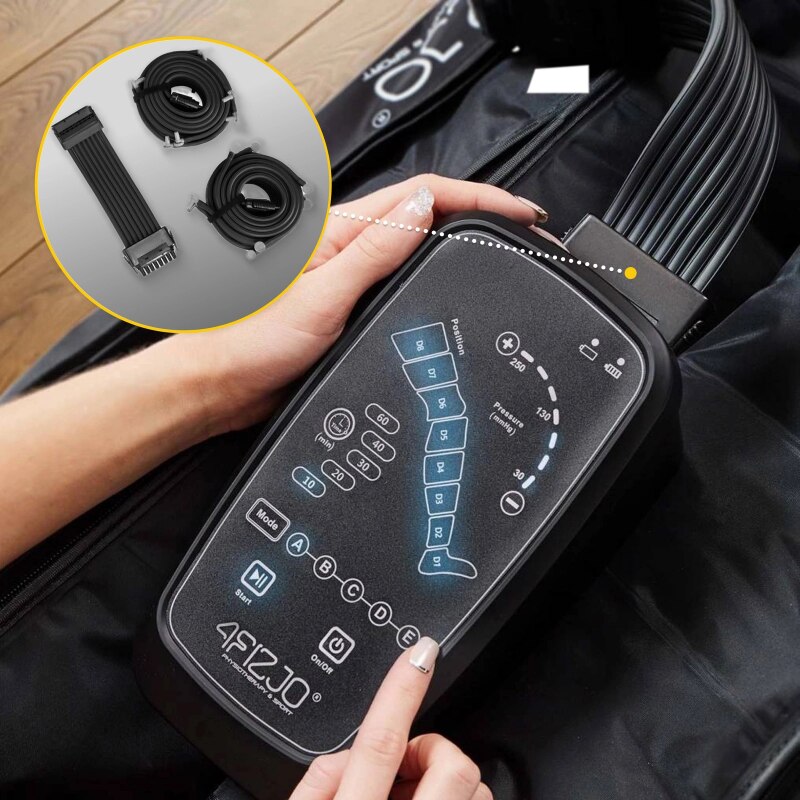 Aparat masaj picioare, PRO C8, 4FIZJO, drenaj limfatic, 5 programe ...