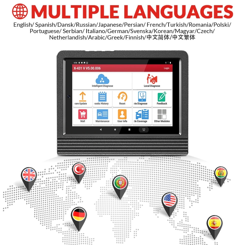 Tester auto profesional LAUNCH X431 V PRO 5.0 Elite Version Android 8 ...
