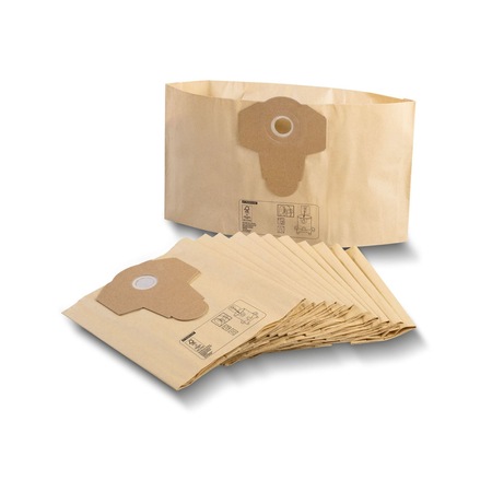 Set 12 saci de praf pentru aspiratorul Parkside (20 litri), Maro - eMAG.ro