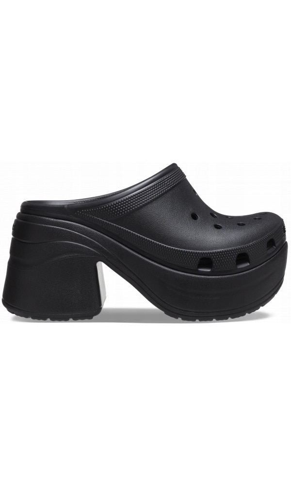 Saboti Femei, Crocs, Platforma Crocs Siren 208547 Clog, Negru, 41-42 EU ...