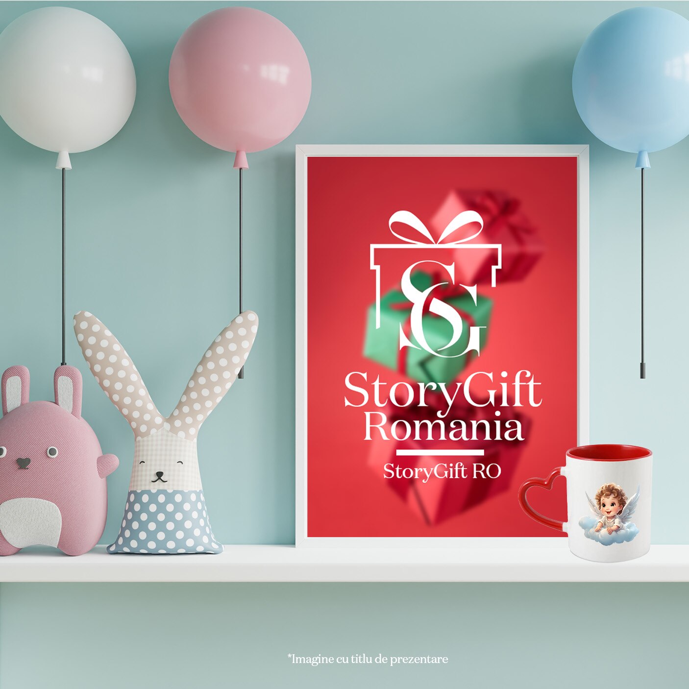 Cana cu un baietel cu aripi de ingeras, ilustratie, vesminte albe, sta ...