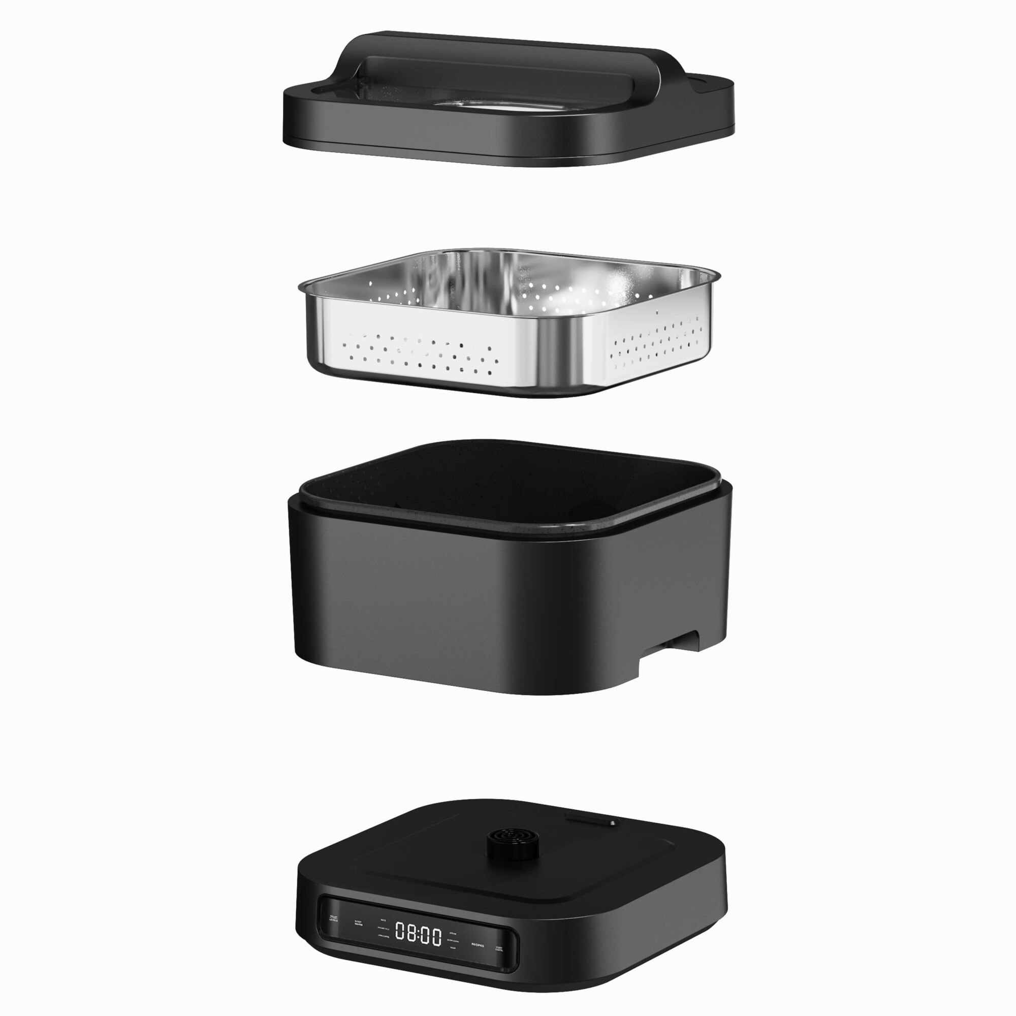 Multicooker Profesional TurboTronic TT-DMC20, 1200W, 4 L, 6 Programe ...