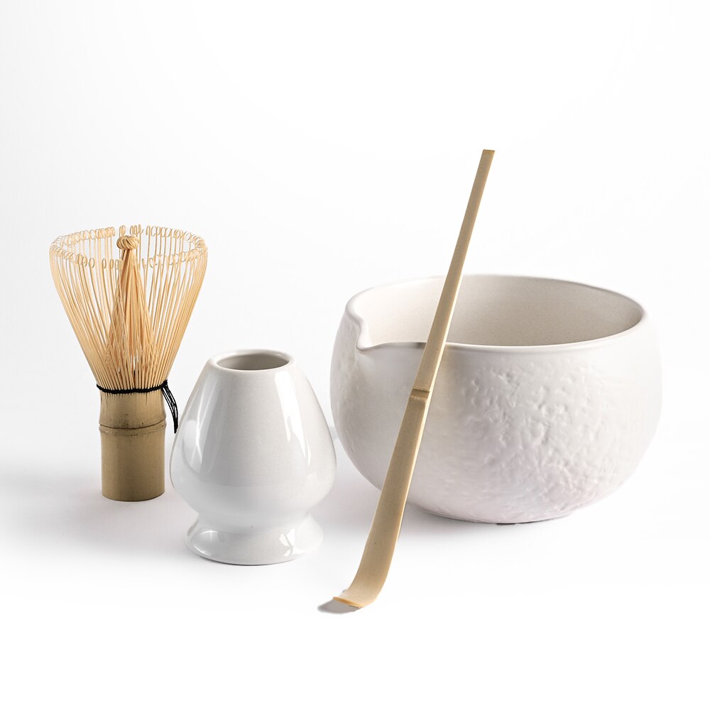 Set pentru ceai Matcha, 4 piese si cutie depozitare - eMAG.ro