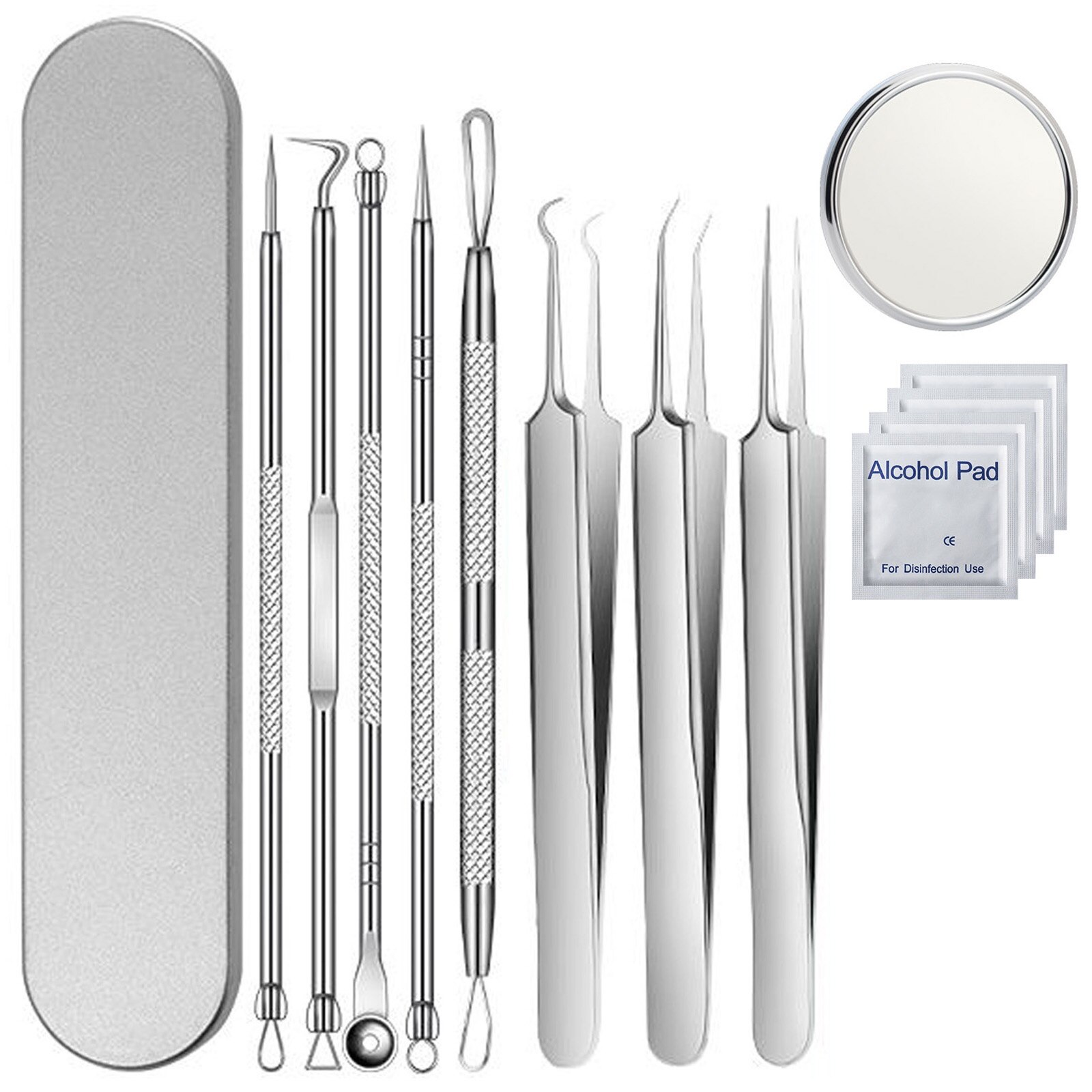 Set 8 pensete pentru extractie puncte negre, comedoane, acnee, Axroad ...