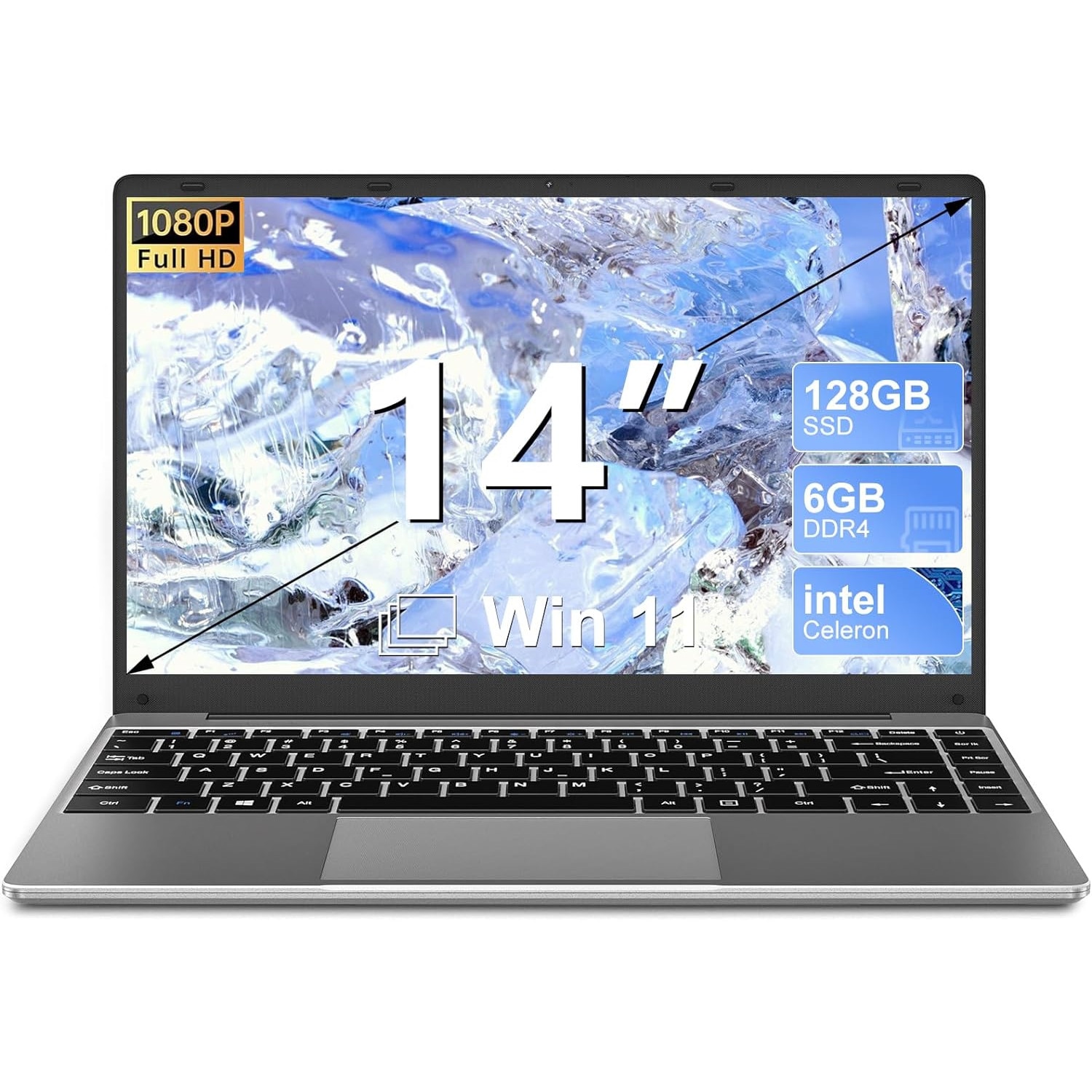 Ултрапреносим лаптоп Aocwei A2 с процесор Intel Celeron N4020 до 2,8 ...