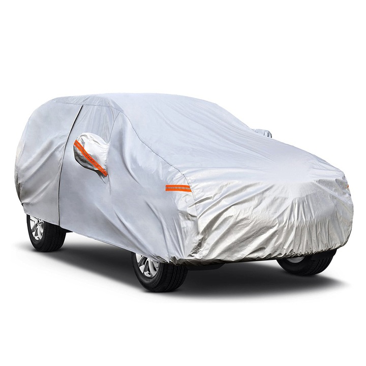 Универсално покривало за кола с цип за SUV, OPTIM SOLUTION, 3YXL, 510x200x175cm, Водоустойчиво ...