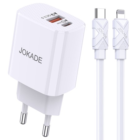 Incarcator Retea Jokade JB042, QC3.0, 18WQC, PD20W, USB port + USB-C ...