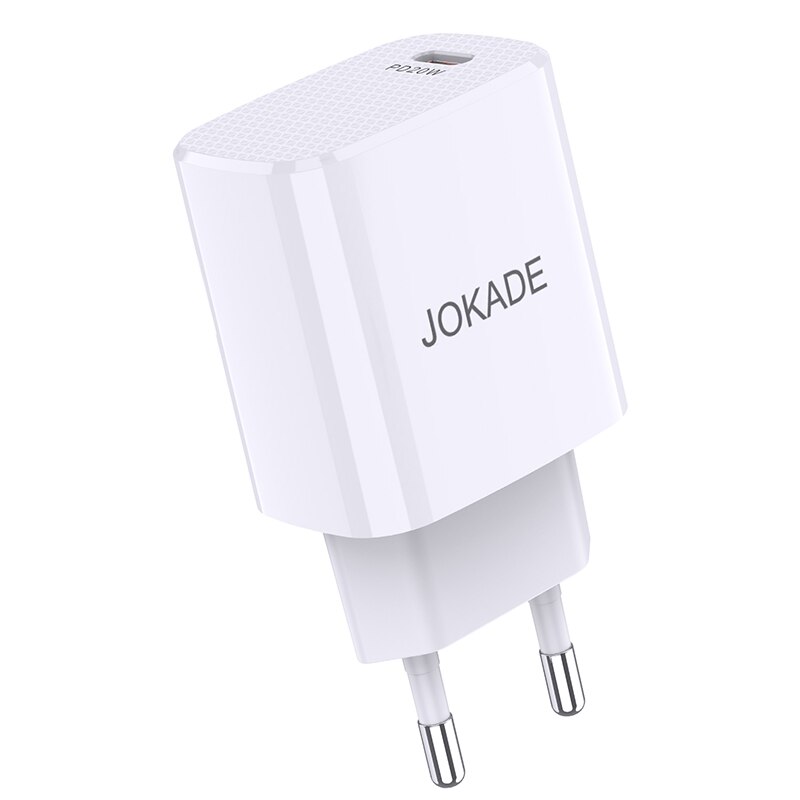 Incarcator Retea Jokade JB043, QC3.0, PD20W, USB-C port, Alb - eMAG.ro