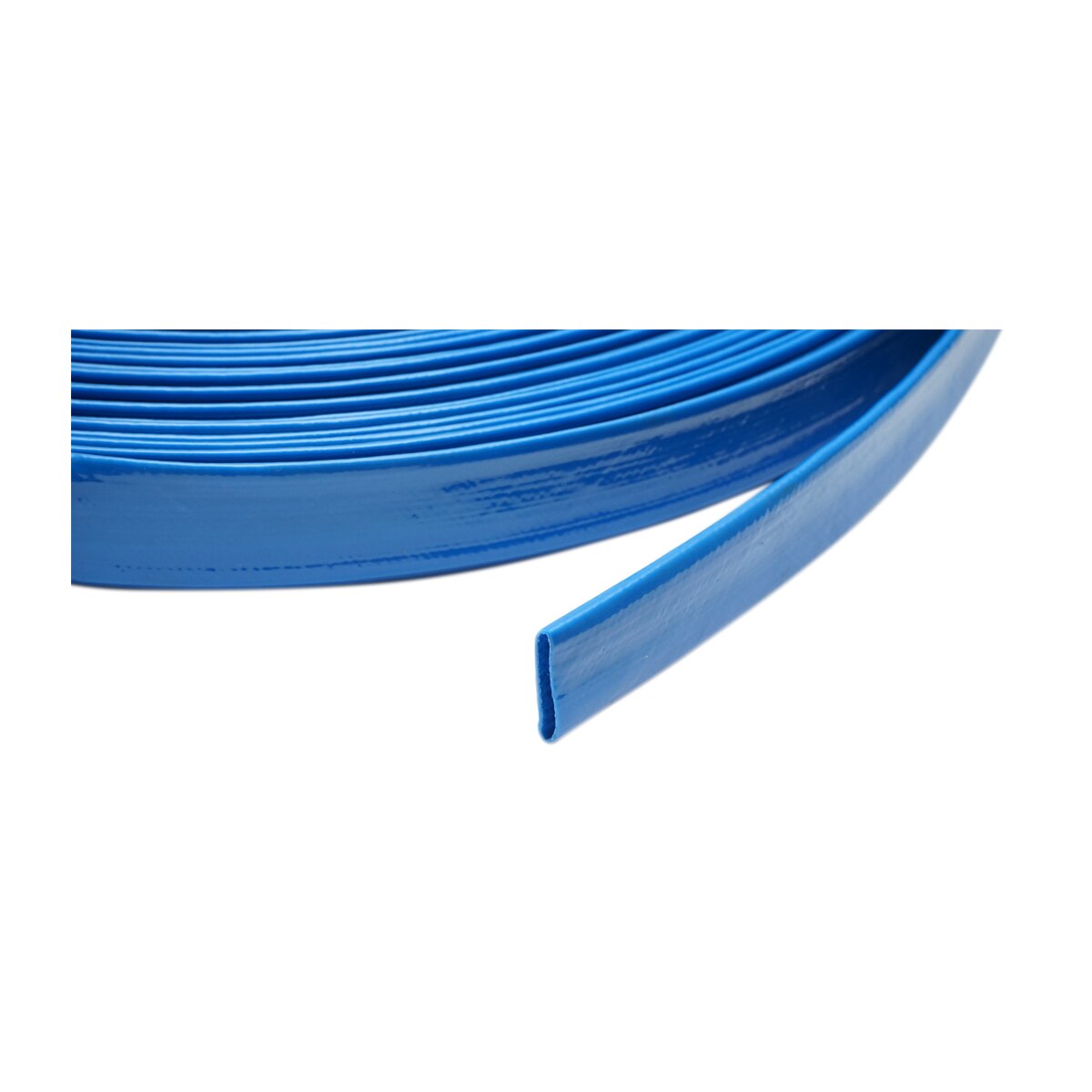 Furtun plat apa pentru irigat din PVC 1 toll lungime 100m, PN4 Breckner ...