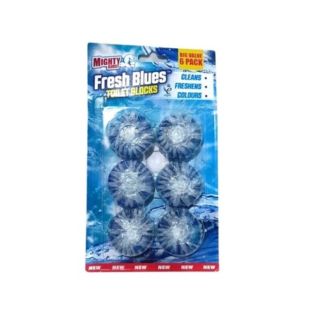 Pastile pentru rezervor WC, Mighty Burst, Ocean, 6 bucati - eMAG.ro