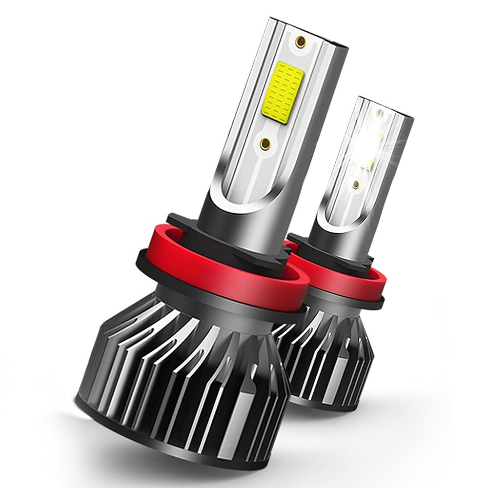 Becuri LED H8/H9/H11, 100W, 12000 Lumen, 2 Bucati, Canbus Plug&Play ...
