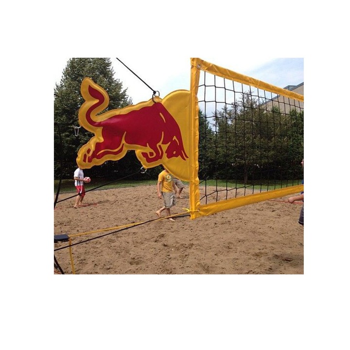Fileu pentru volei de plaja Red Bull, dimensiuni 8.6m x 1m - eMAG.ro