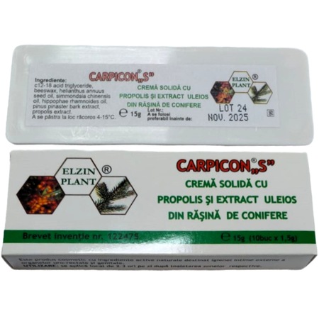 Supozitoare Carpicon S, adjuvant in tratarea hemoroizilor, fisurilor ...