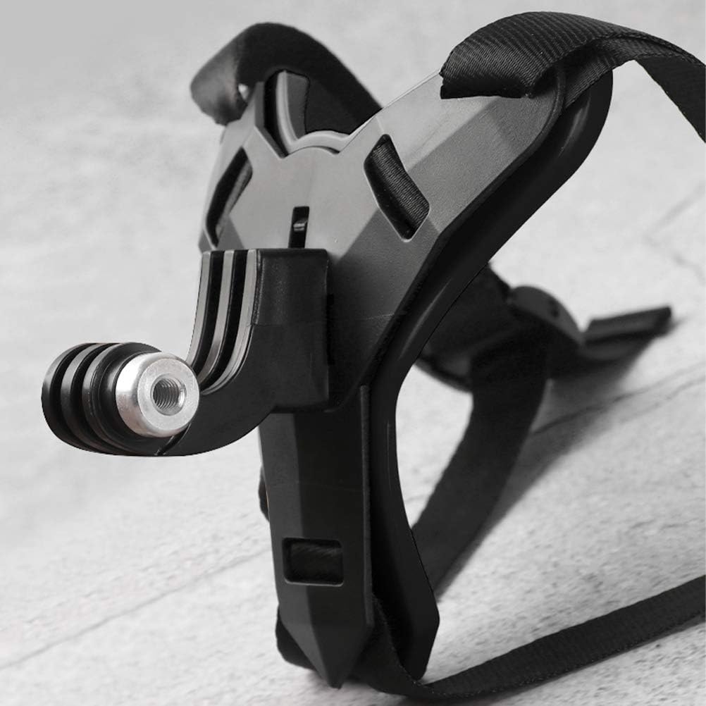 Suport de casca pentru camera video, JENUOS®, pentru cap, cu surub ...