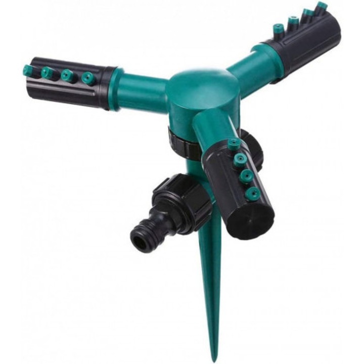 Aspersor de gazon, rotativ 360 grade, 3000 m patrati, ABS - eMAG.ro