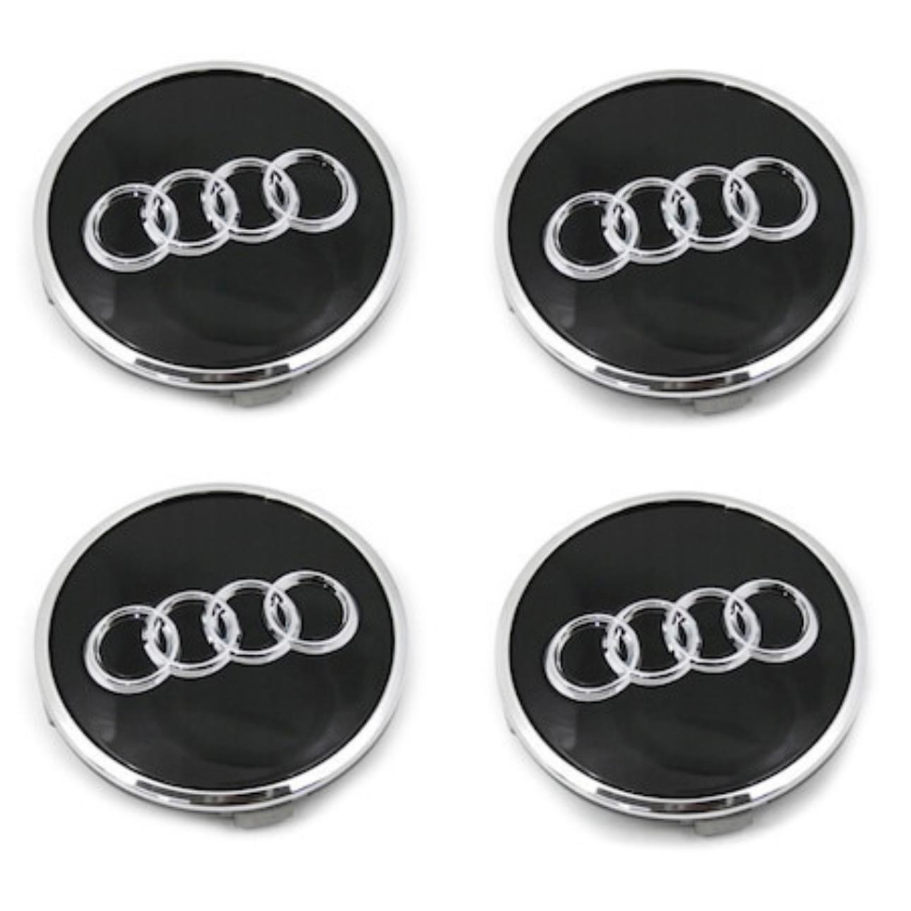 Set 4 capacele roti 61mm Audi A3, A4, A5, A6, A7, A8, Q3, Q5, Q7 pentru ...