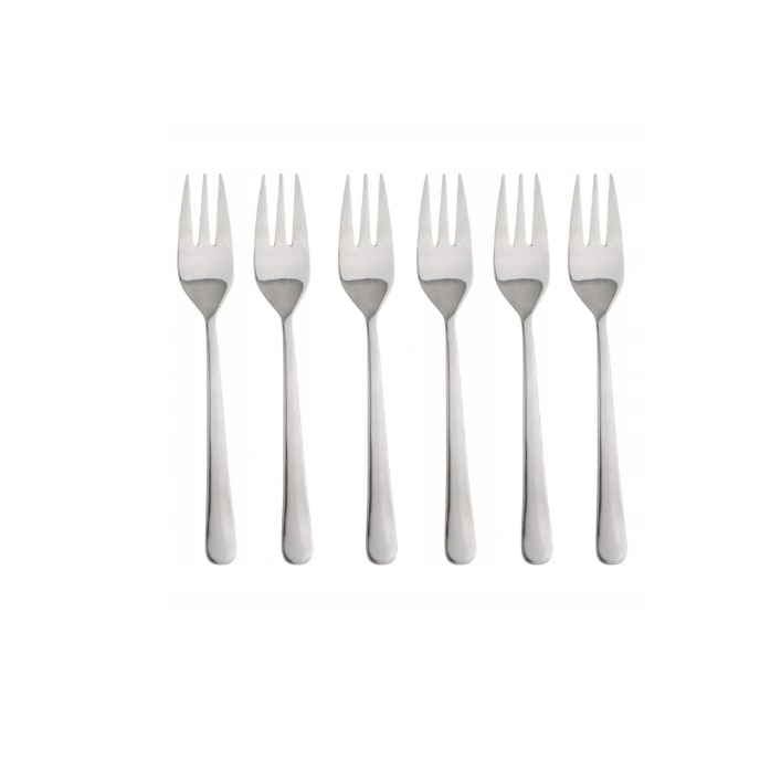 Set 6 furculite din inox, pentru desert, Kinghoff - eMAG.ro