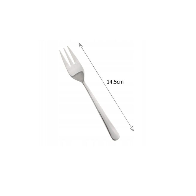 Set 6 furculite din inox, pentru desert, Kinghoff - eMAG.ro