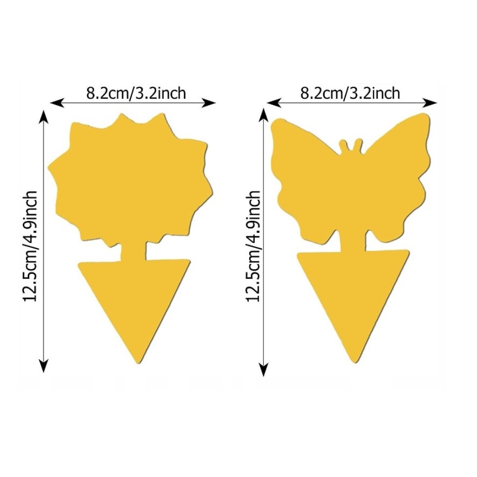Set 12 Capcane Cu Lipici Anti-Insecte Butterfly, Impotriva mustelor ...
