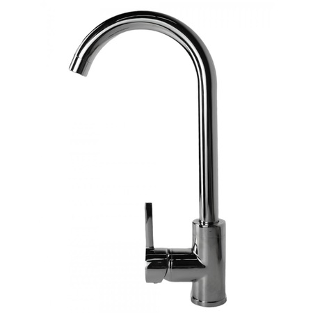 Baterie bucatarie din otel inoxidabil, monocomanda, racorduri incluse ...