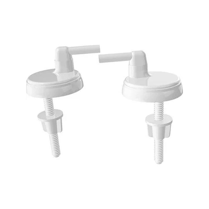 Surub din plastic pentru prindere capac WC, model EGE, 2 buc / set ...