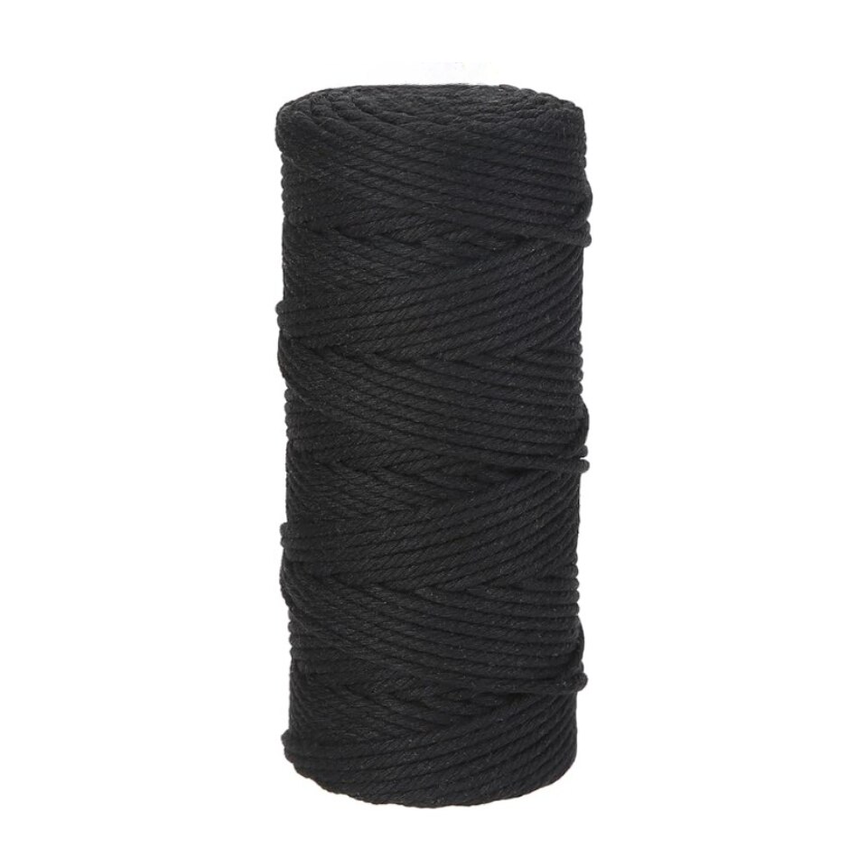 Sfoara Macrame 3 mm x 140 M, Snur din Bumbac pentru DIY, Artizanat ...