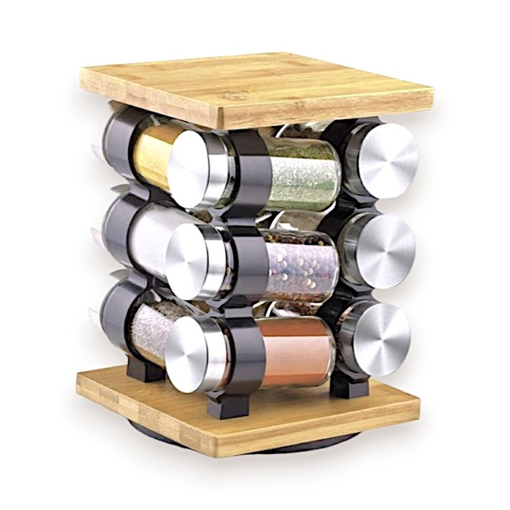 Set recipiente pentru condimente, 12 piese - eMAG.ro