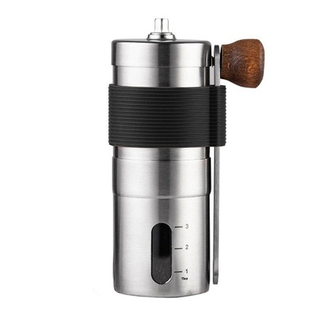 Rasnita de cafea manuala, Otel inoxidabil 304, Grosime reglabila ...