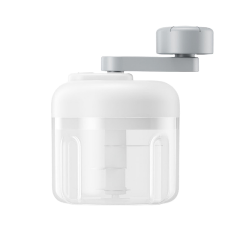 Mini tocator manual de bucatarie, Polipropilena/Inox, 250 ml, Alb - eMAG.ro