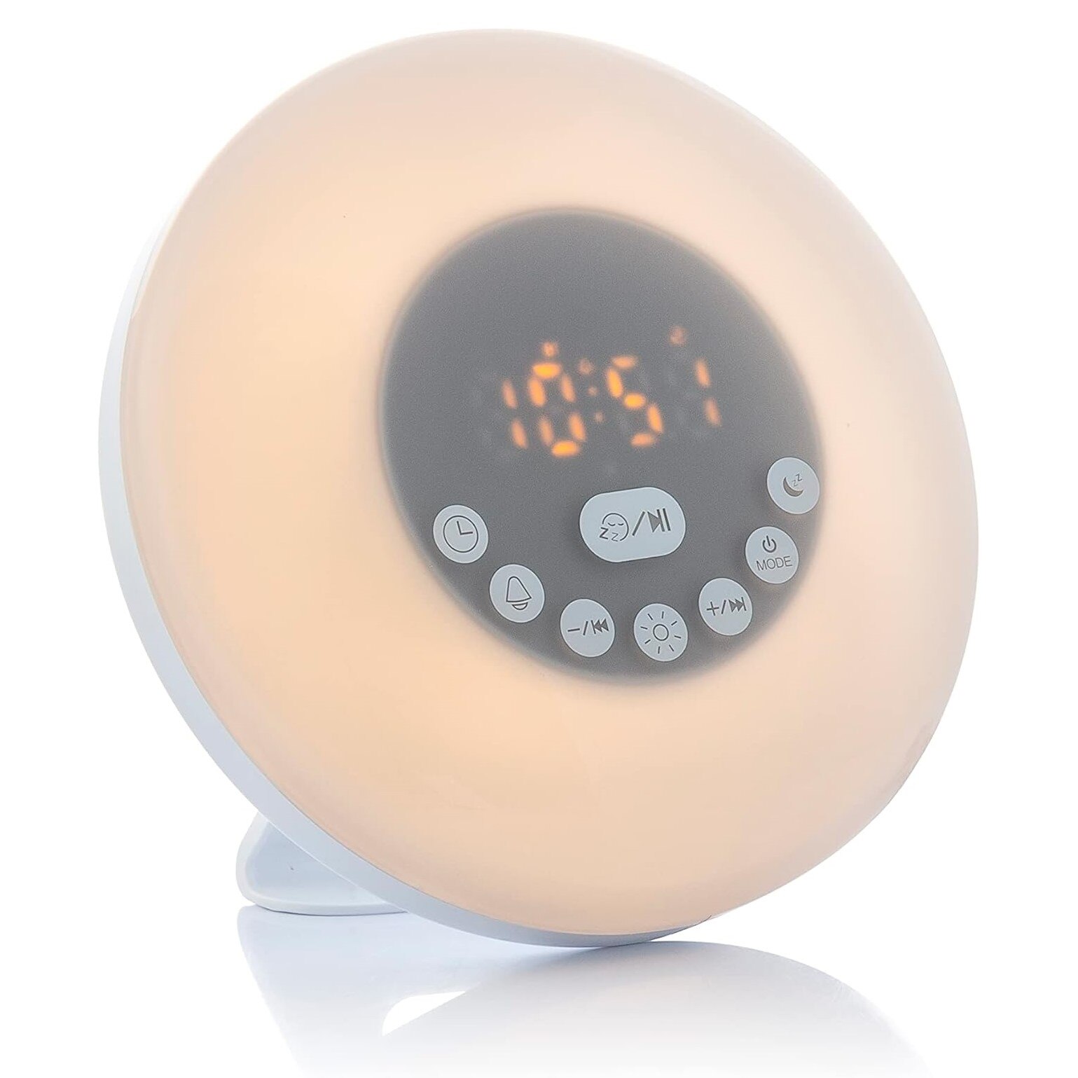 Radio cu ceas desteptator, cu simulare rasarit de soare, boxa Bluetooth ...